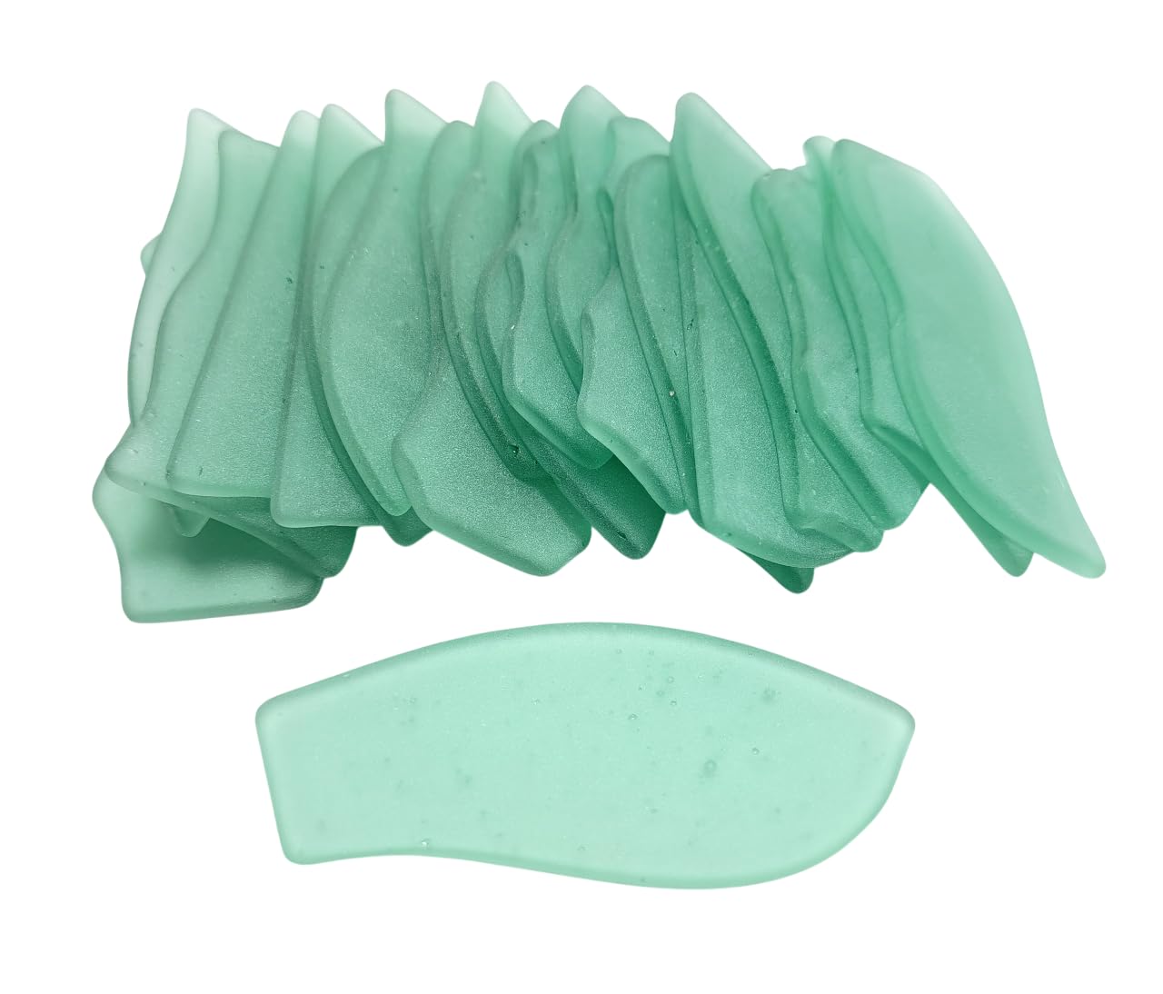 Sea Glass Place Cards - Mint Green - Irregular Shapes – CanadianMarkt